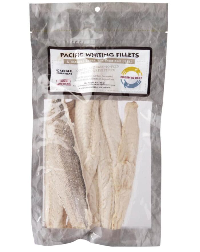 Freeze Dried Pacific Whiting Fillets | Cat & Dog Treats | Fresh Is Best®