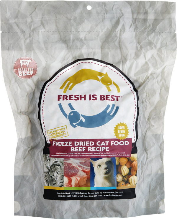Freeze Dried Beef Cat Food | Raw Cat Food | Fresh Is Best®