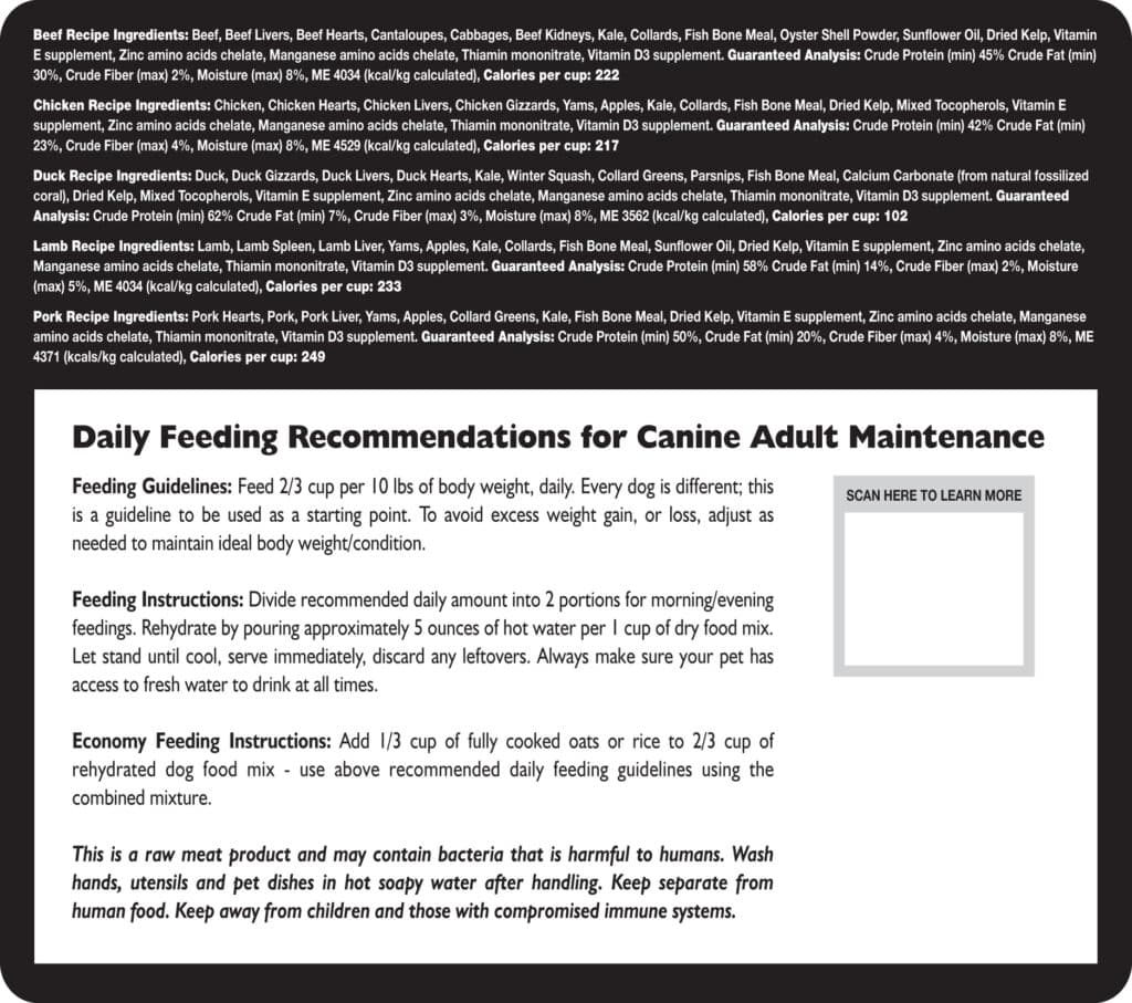 Bulk Freeze Dried Dog Food | Raw Dog Food | Fresh Is Best®