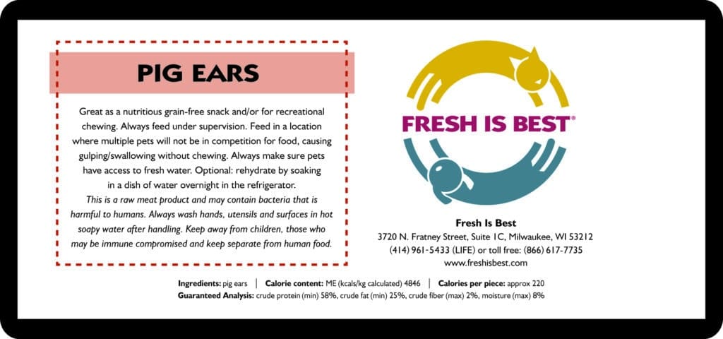 Freeze Dried Pork Snouts | Cat & Dog Treats | Fresh Is Best®